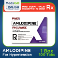 RX: Amlodipine 10mg - 1 Box x 100 Tabs (Amlothix, Philvasc, Norvatrol ...