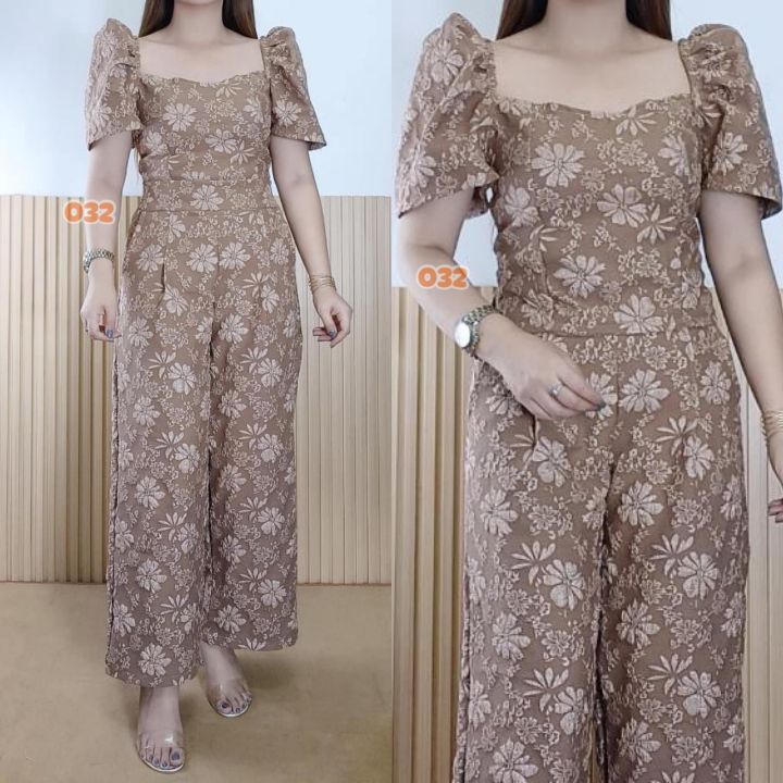ELAIZA Filipiniana modern terno coords fit up to semi large (26-32 bust ...