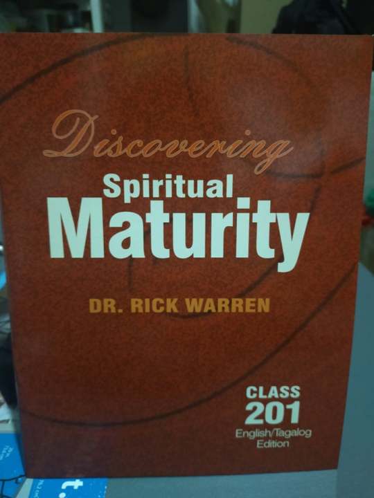 CLASS 201 English/Tagalog Edition "Discovering Spiritual maturity ...