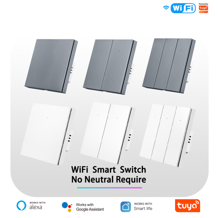 No Hub Require！Boio Wifi Smart Switch Push Button Wall Light Switch No ...