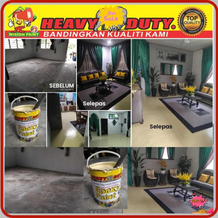 ⭐READY STOCK⭐ 5 Liter EPOXY ( HEAVY DUTY ) Two Pack Epoxy Floor Paint ...