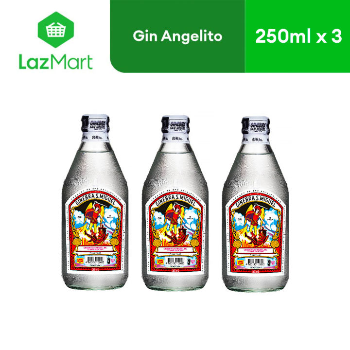 Ginebra San Miguel Angelito 250ml - Pack of 3 | Lazada PH