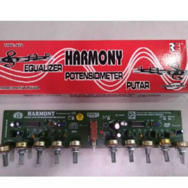 kit equalizer 2 x 5 10 potensio putar type 572 sound system amplifier ...