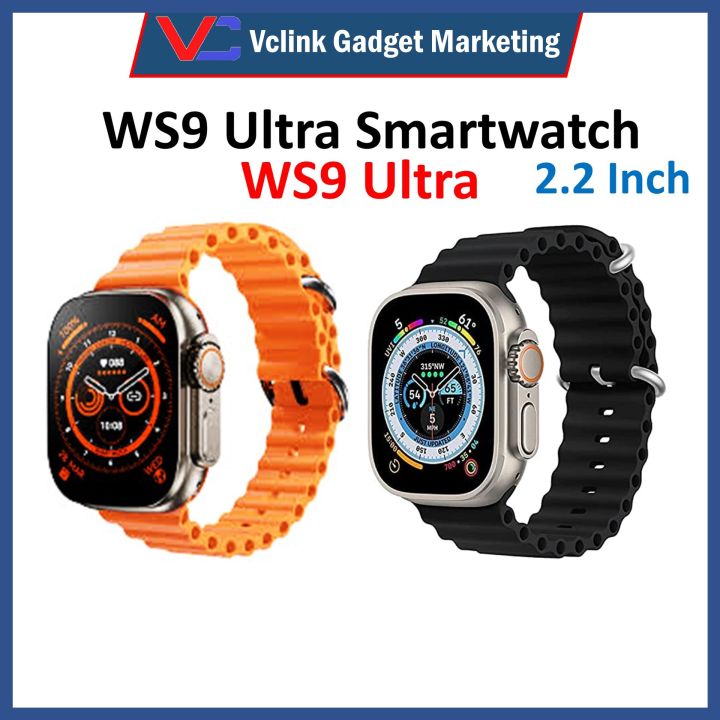 WS9 Ultra Smartwatch 2.2 Inch 49mm GPS Heart Rate Monitoring NFC ...