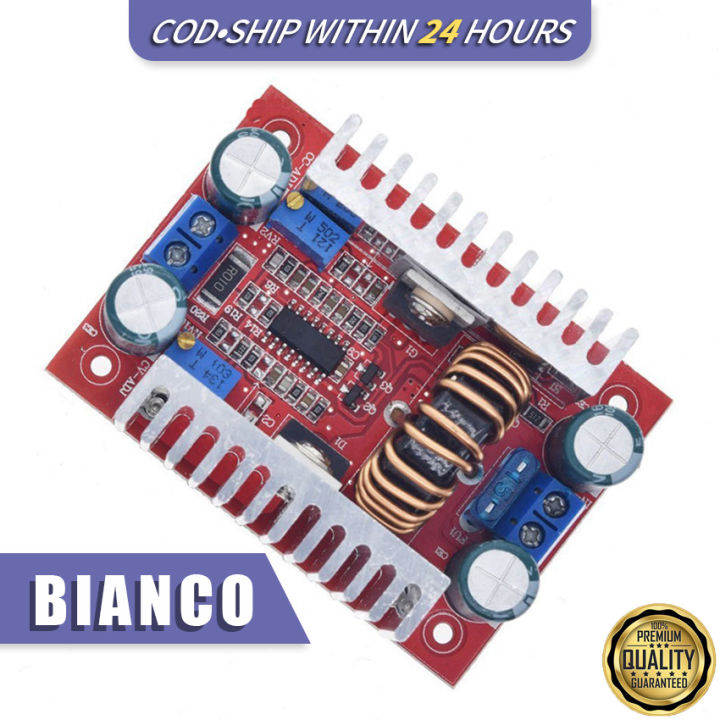 400W15A Constant Current Boost Module DC 8.5V-50V Converter Adjustable ...