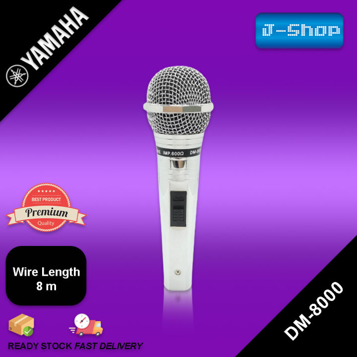 YAMAHA DM-8000 Professional Dynamic Microphone Mic For Vocal/Karaoke ...