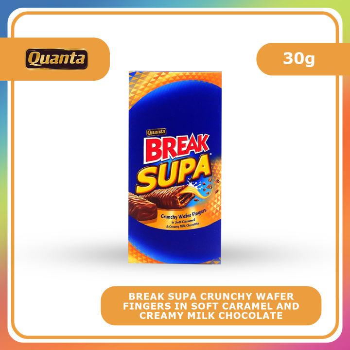 Quanta Break Supa Crunchy Wafer Fingers in Soft Caramel and Creamy Milk ...