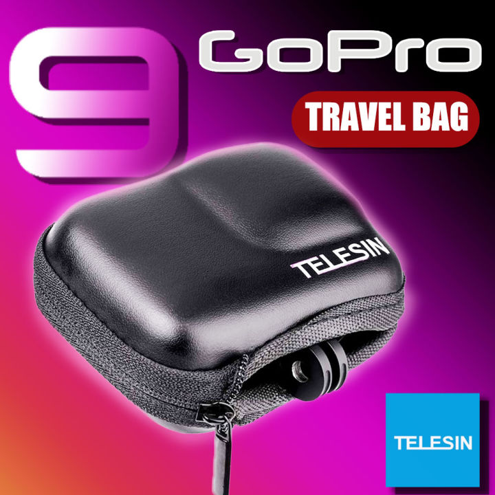 TELESIN กระเป๋าพกพาขนาดเล็ก / ที่เก็บกระเป๋าสำหรับ GoPro Hero 9 Hero ...