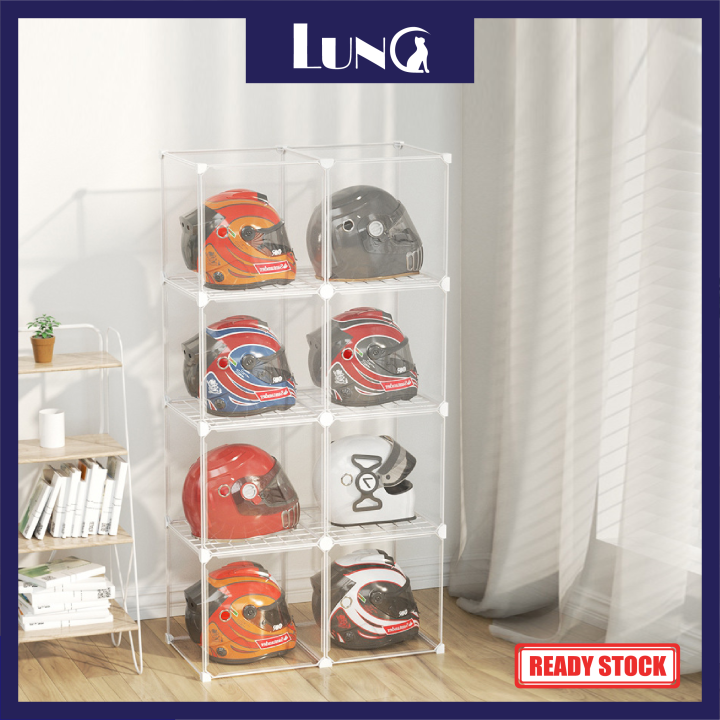 Helmet Shelf Display Cabinet Helmet Storage Cabinet Storage Cabinet ...