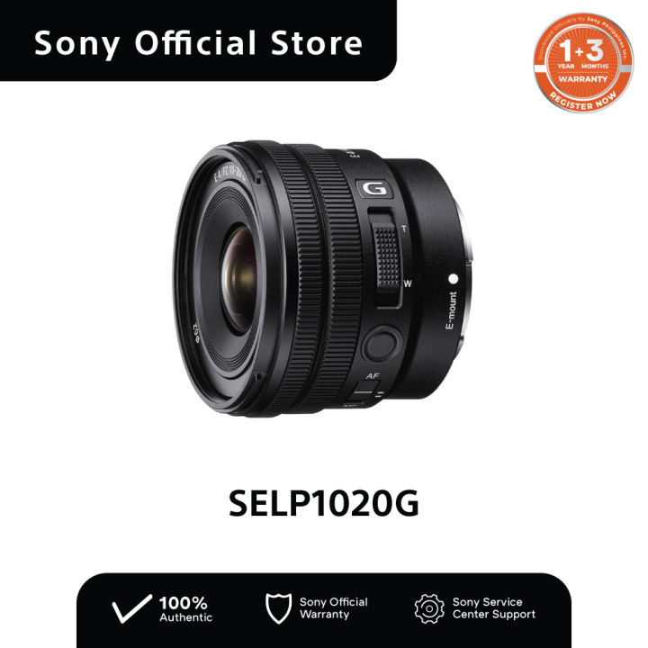 Sony SELP1020G/ PZ 10-20mm F4 G Power Zoom Ultra Wide-Angle Lens ...