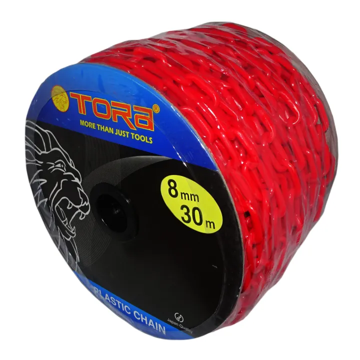 TORA Rantai PVC 8 MM x 30 Meter Warna Merah - Chain PVC | Lazada Indonesia