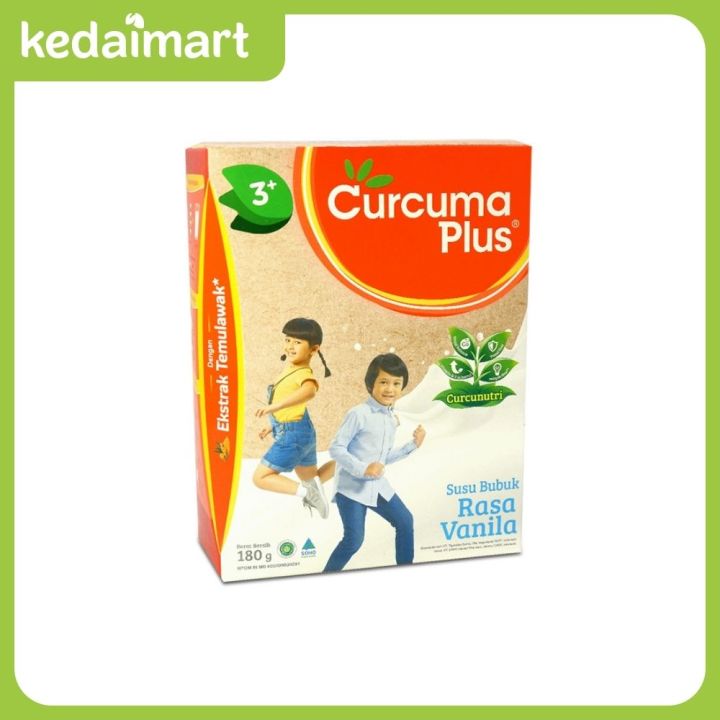 Curcuma Plus Susu Bubuk Ekstrak Temulawak Vanilla 180 Gram | Lazada ...