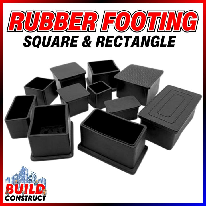 Rubber Footings Tubular Square & Rectangular Furnitures Chair Table ...