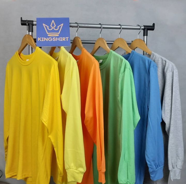 👕FREE GIFT! Softex Light Colors Longsleeve COD Plain Shirt Unisex T ...