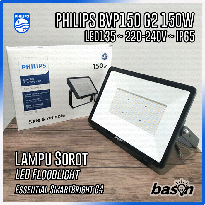 PHILIPS BVP150 150W 220V SWB LED Flood Light - Lampu Sorot IP65 | Lazada Indonesia
