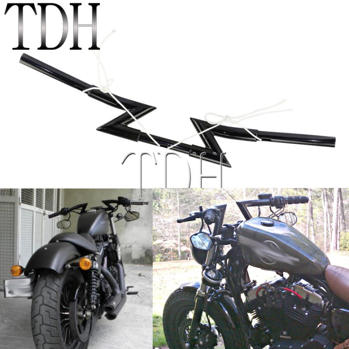 【New release】 Motorcycle 1 Z Bars Z-Bar Handlebar For Harley Custom ...