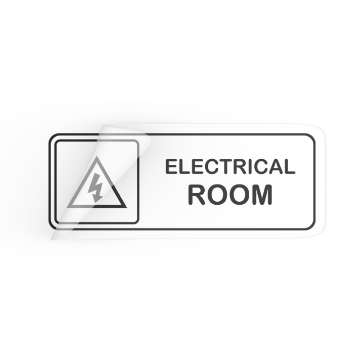 electrical room stiker sign - stiker ruang listrik - electrical room ...