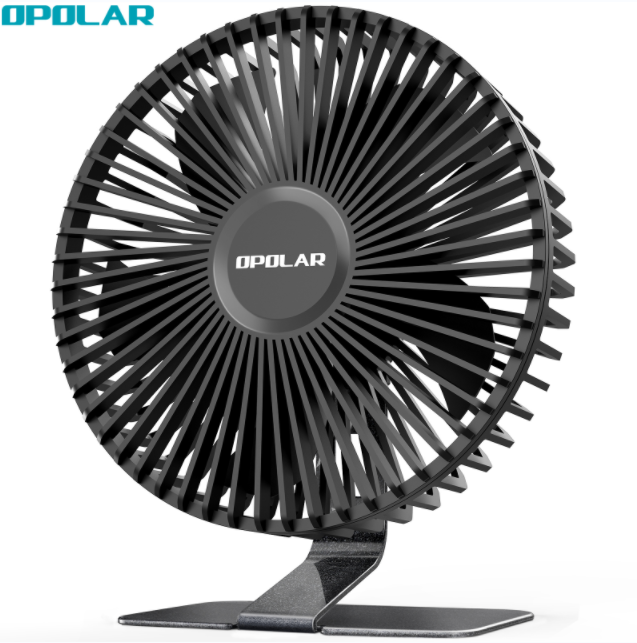 【Local Stock】OPOLAR 6 Inch Mini USB Desk Fan, 4 Speeds, Small Quiet ...