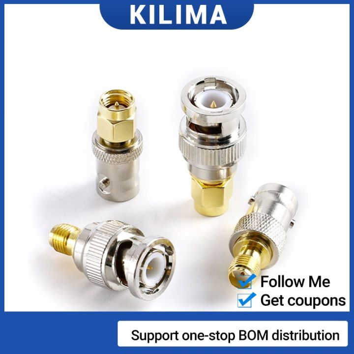 1Pcs SMA to BNC Antenna Connector SMA Male Female to BNC Male Female RF Adapter Coax Coaxial ...