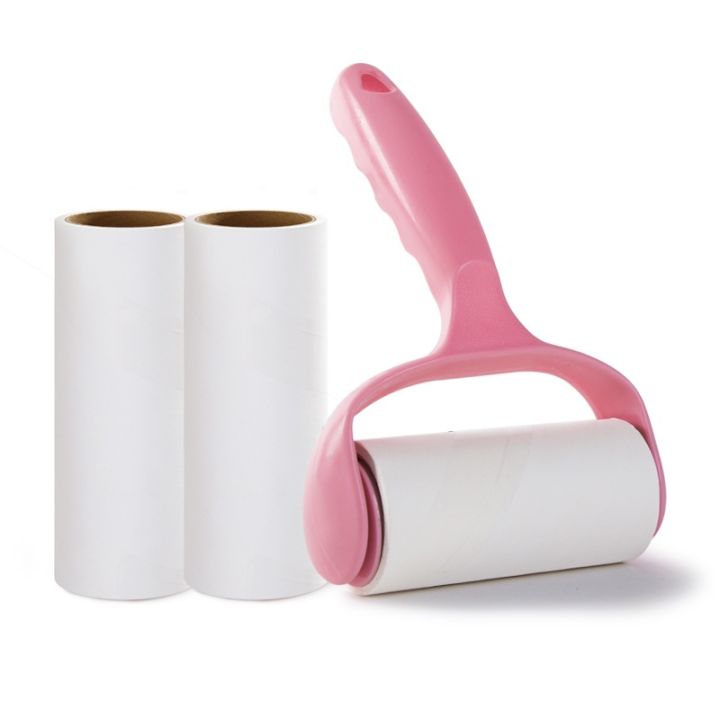 Sticky Hair Roller with Cover Clothes Cleaning Dust Removal Strong ...