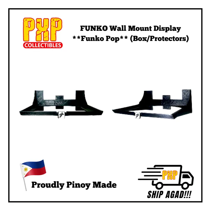 FUNKO POP Wall Mount Display BOX AND PROTECTOR (No Drill) w/Nano Double ...