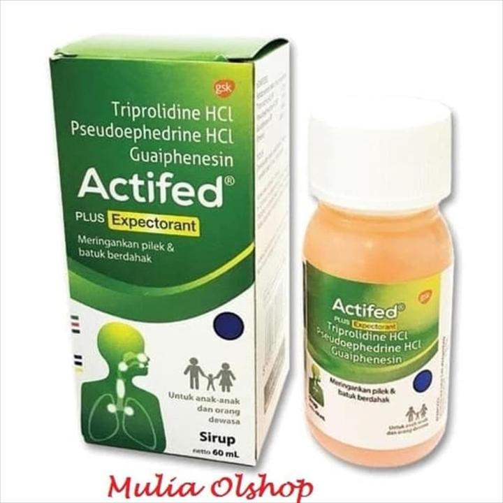 Actifed Plus Expectorant sirup 60 ml | Lazada Indonesia