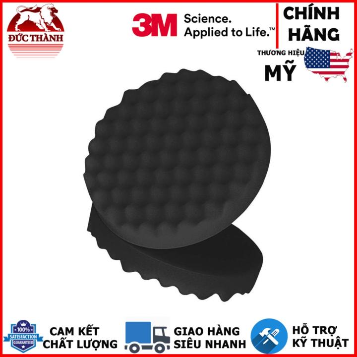Bộ 2 đĩa xốp đánh bóng 3M 05725 3M Foam Polishing Pad 8inch (Đen ...