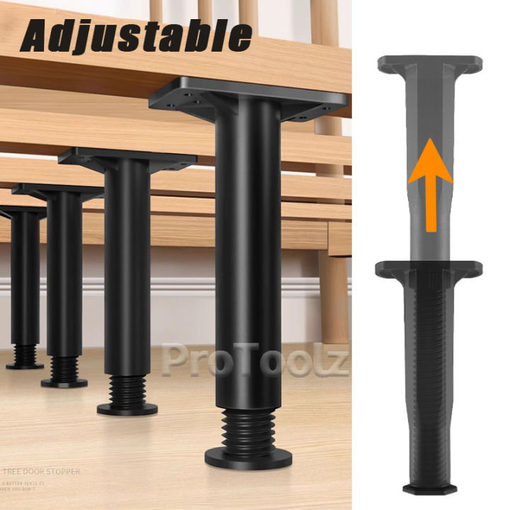 Adjustable Bed Beam Support Foot T-Shaped Retractable Bearing Bracket ...