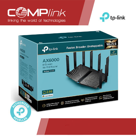 TP-Link Archer AX80 AX6000 8-Stream Wi-Fi 6 Router | Lazada PH