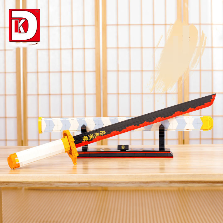 Đồ Chơi Lắp Ráp Mô Hình Thanh Kiếm Viêm Trụ Rengoku Kyojuro Trong KimetsuNoYaiba DK1503 Với 790 ...