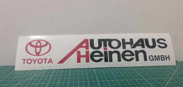 toyota autohaus heinen decal for vios , Innova, rav4, Hilux, Fortuner ...
