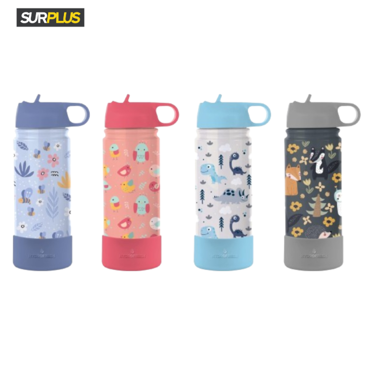 Surplus Kids Hydrofresh Printed Flask with Straw 430mL With Silicon ...