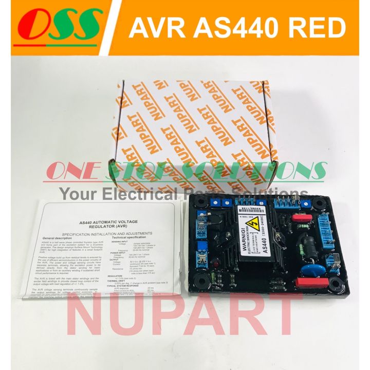 AVR GENERATOR AS440 RED CAPACITOR OEM AVR GENSET AS 440 | Lazada Indonesia