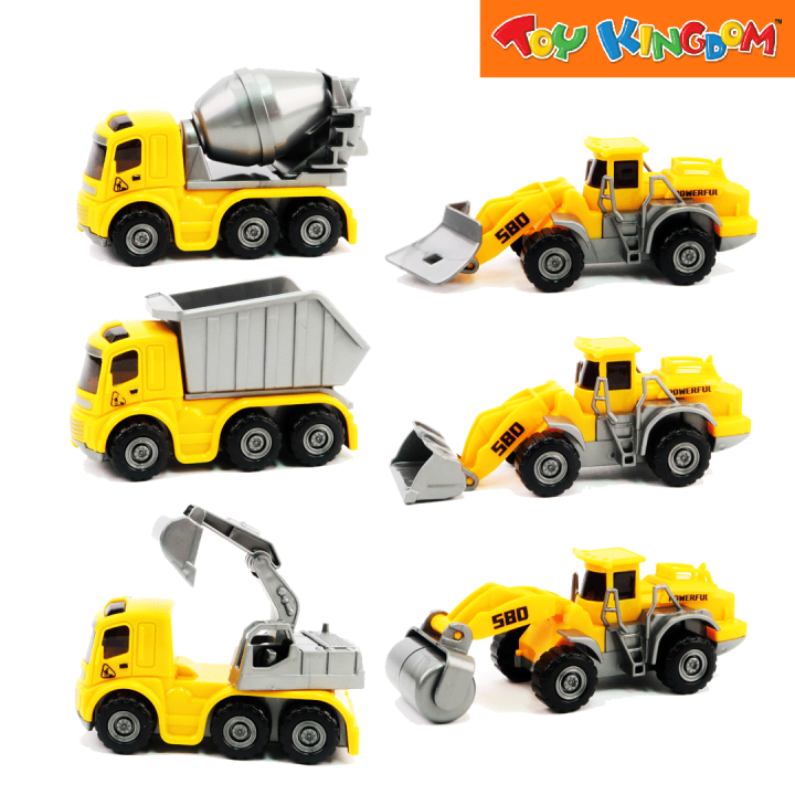 Earth Movers 6 Pack Construction Vehicles | Lazada PH