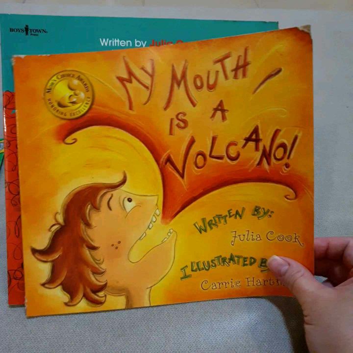 MY MOUTH IS A VOLCANO BY JULIA COOK [MOM'S CHOICE AWARDS] [Book on ...