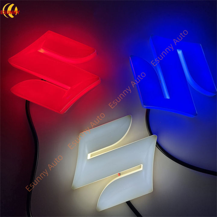 Suzuki 4D Car LED Emblem Logo Badge Light - Fits Front or Rear ...
