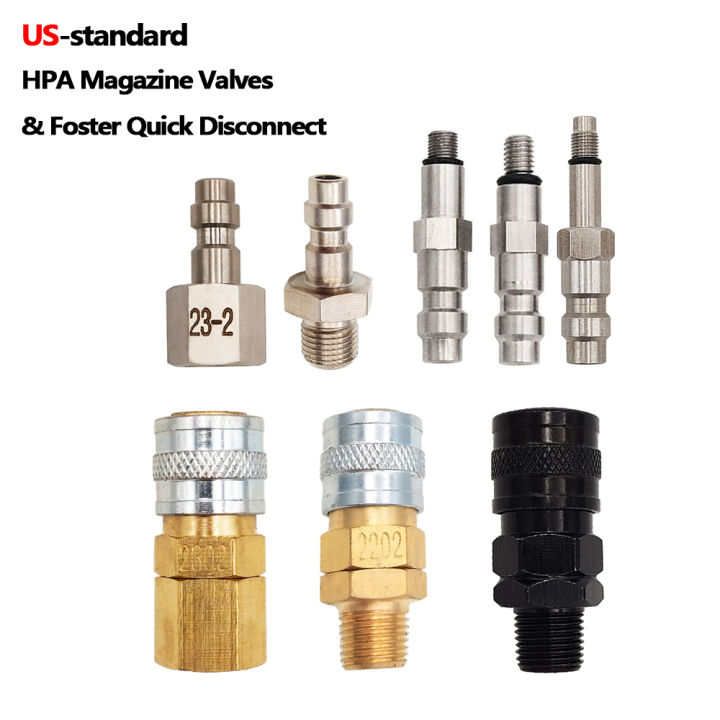 HPA Foster US Quick Disconnect Air Release,Female Coupler Male Plug ...