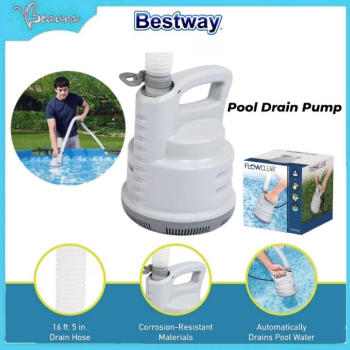 🔥Bestway Pool Drain Pump Automatic Flowclear Pam Buang Air Kolam ...