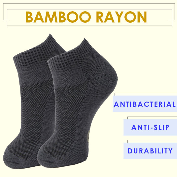+ MD 6 Pack Womens Bamboo Rayon Cushioned Low Cut Socks | Lazada.co.th
