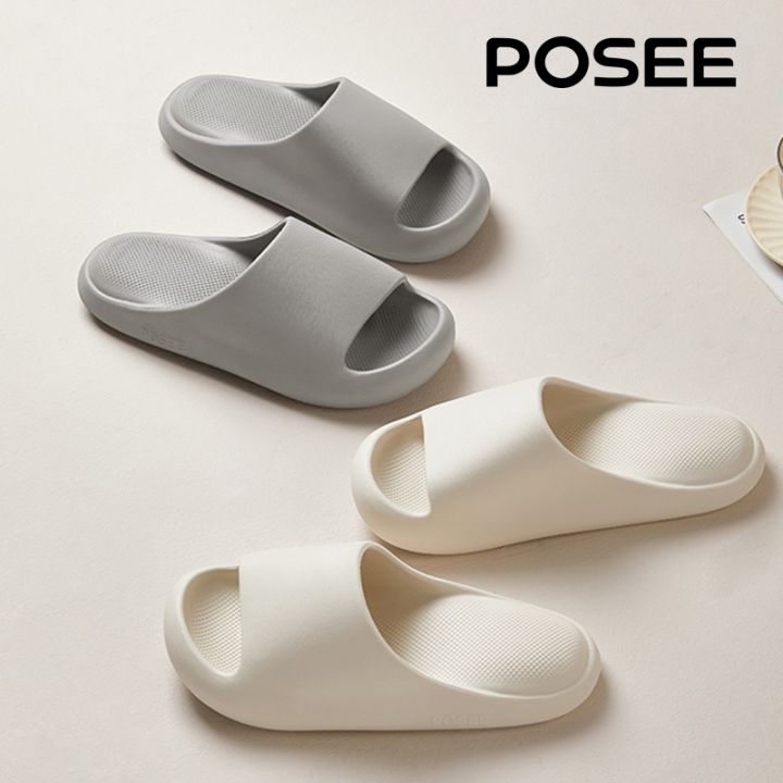 Posee รู้สึกเหมือนเหยียบอึ รองเท้าแตะ พื้นหนา สําหรับผู้หญิง ใส่ข้างนอก ...