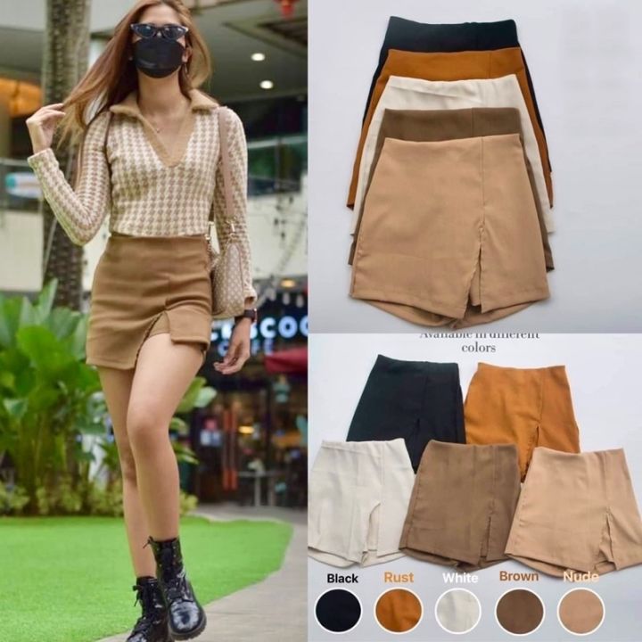 Kily.PH Skort Korean Fashion Trouser Short Skirt 19A0039 | Lazada PH