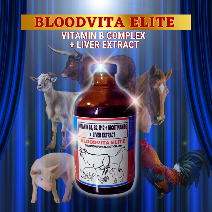 BLOODVITA ELITE (BELAMYL) / B COMPLEX + LIVER EXTRACT FOR ANIMALS ...