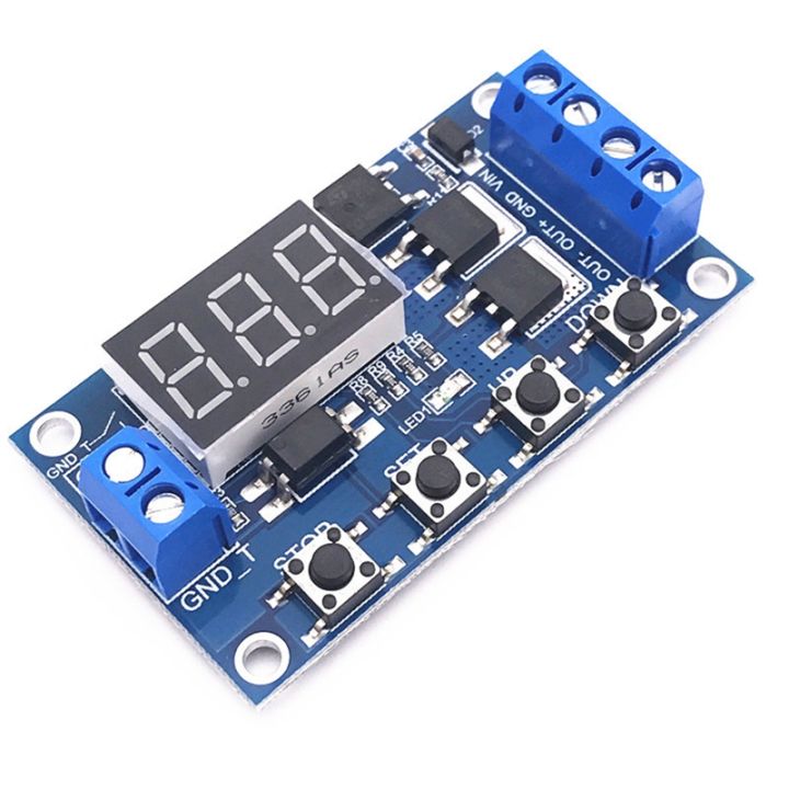 Trigger Cycle Timing Delay Switch Circuit Module Double MOS Tube ...