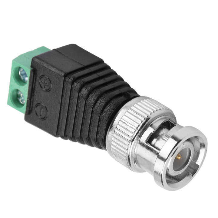 BNC Male Plug Connector / video balun UTP to BNC cat5/cat5e/cat6 connector for cctv BNC to UTP ...