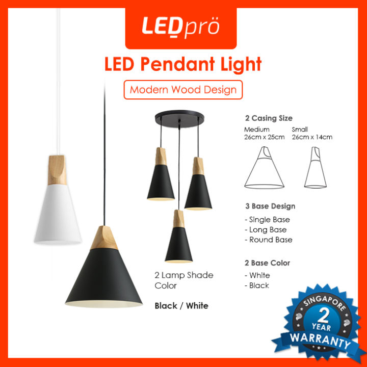LED PRO LIGHT/Pendant/Hanging/Dining Light Wood Design-Modern Simply ...