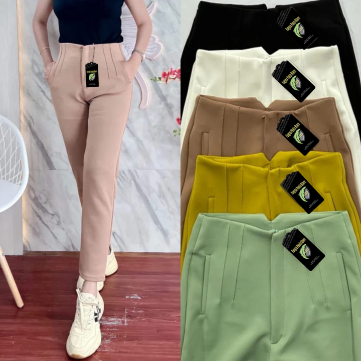 Celana Scuba Pencil Highwaist Saku Paspol Terbaru Scuba Premium ...