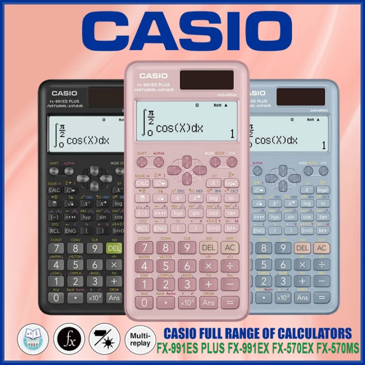 kalkulator scientific Casio FX-991 EX FX-991ES Plus FX-570EX ClassWiz ...