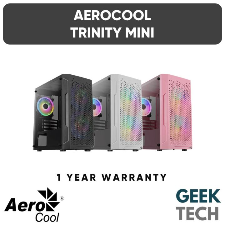 AeroCool Trinity Mini Tempered Glass mATX Casing | Lazada
