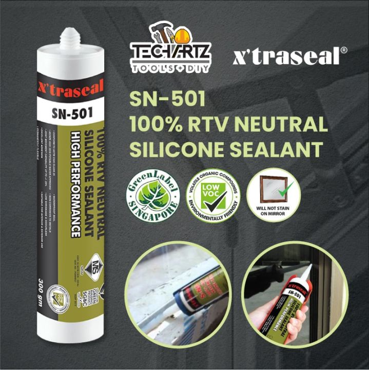 Xtraseal SN-501 RTV 100% Neutral Silicone Sealant High Performance X ...