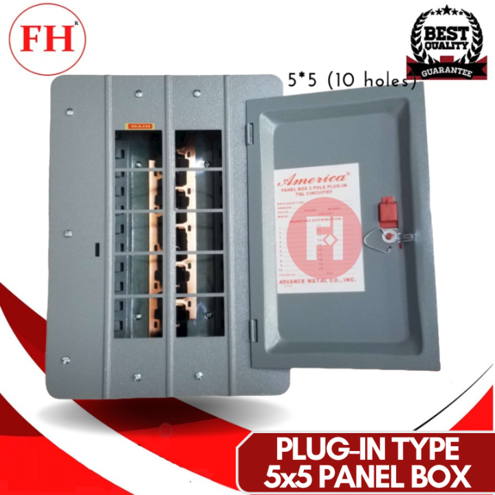 AMERICA® Affordable Electrical Panel Box for Circuit Braker 2 POLE Plug ...